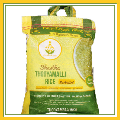 Heritage Rice - Thooyamalli Rice 10 Lbs | shasthaonline.com